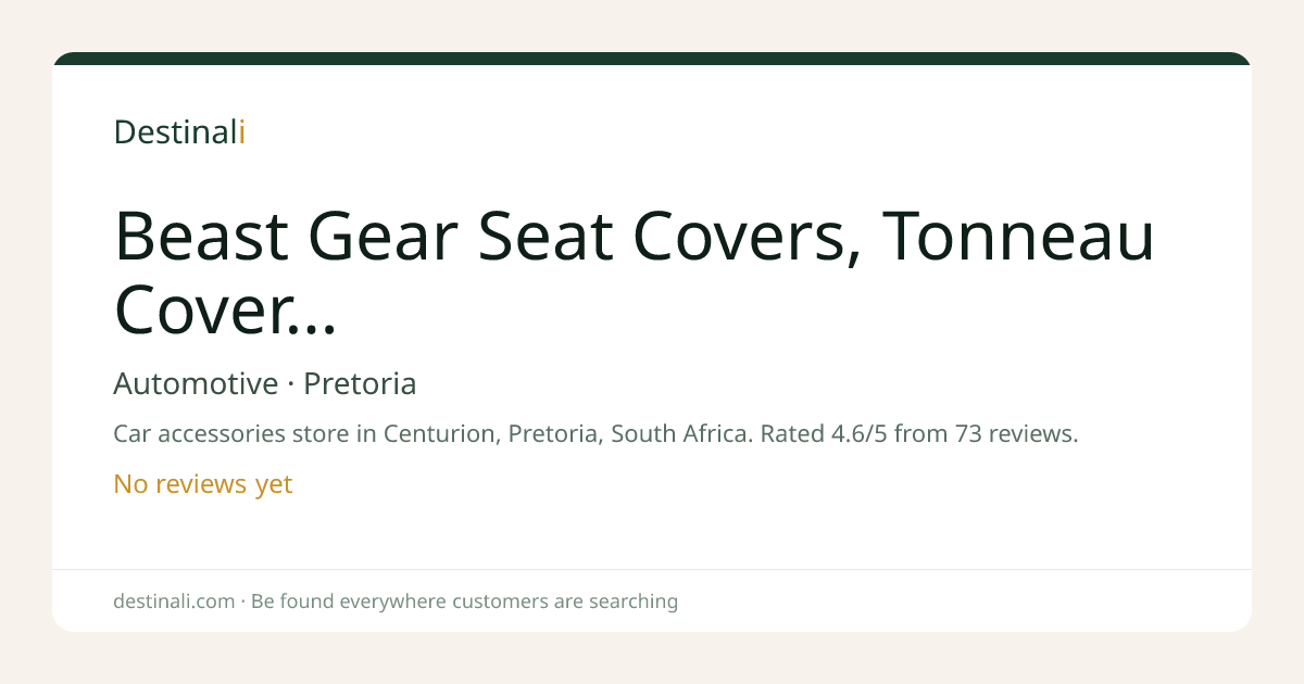 Beast Gear Seat Covers, Tonneau Covers and Rubber Mats | Automotive, P